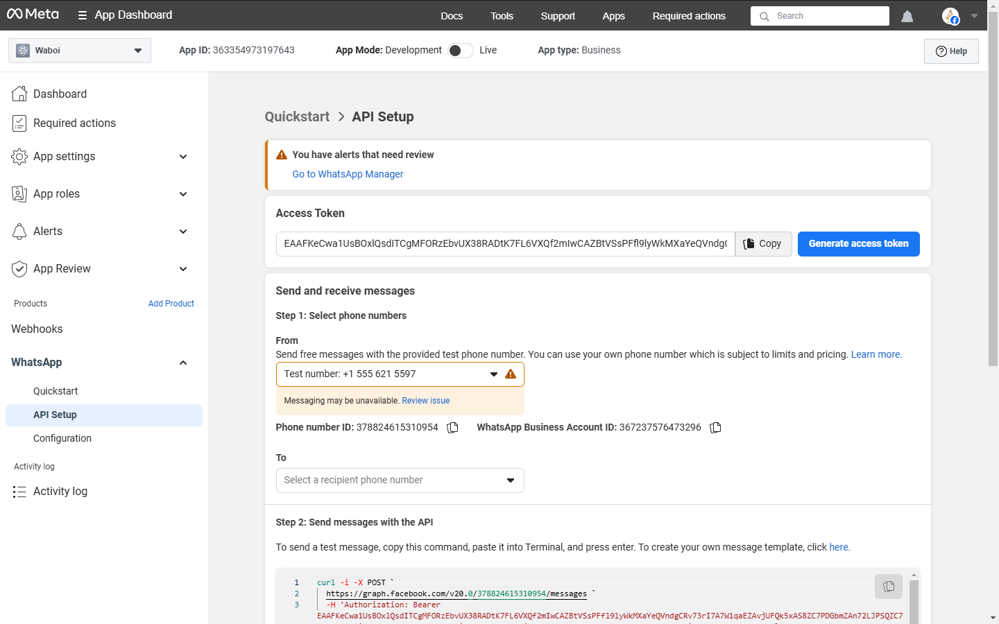 How To Set Up The WhatsApp API In Waboi